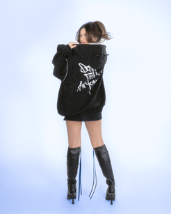[PREORDER] POKI DEVIL QUARTER ZIP HOODIE – Pokimane x Ebiko